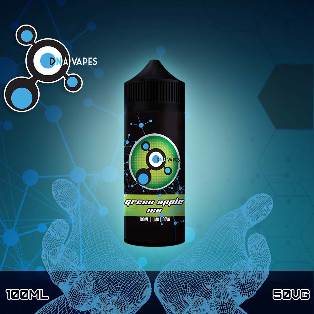 E-Liquid Review: DNA Vapes Green Apple Ice - Vape Geezer